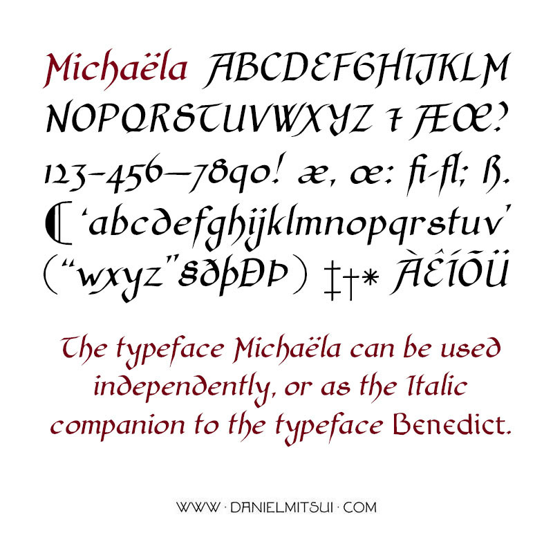 TYPEFACES ~ DANIEL MITSUI